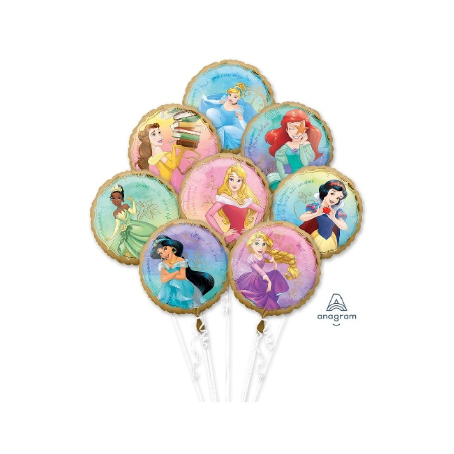 Disney Princesses Balloon Bouquet - DrapeVine Soirées